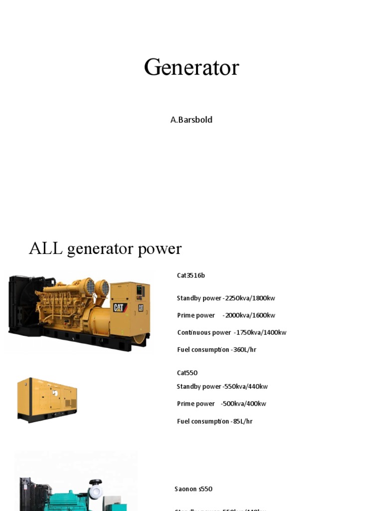 Generator | PDF