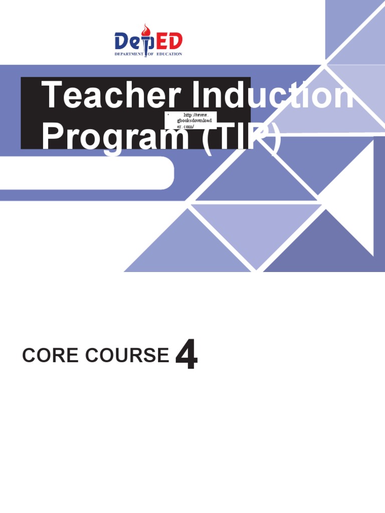 New TIP Course 4 (DepEd Teacher) | PDF | Learning | Curriculum