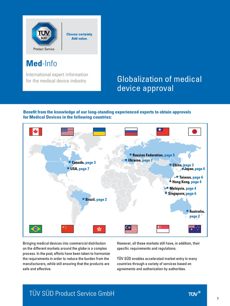 Globalization of Medical Device Approval | PDF | Medical Device | Federal Food