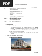 Sample Format of Security Survey and Inspection Report | PDF ...