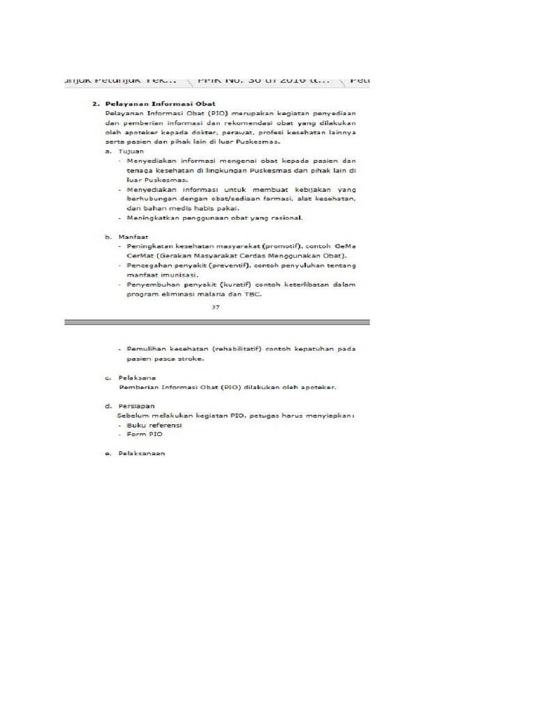 3.10.1.e Contoh SOP PIO | PDF