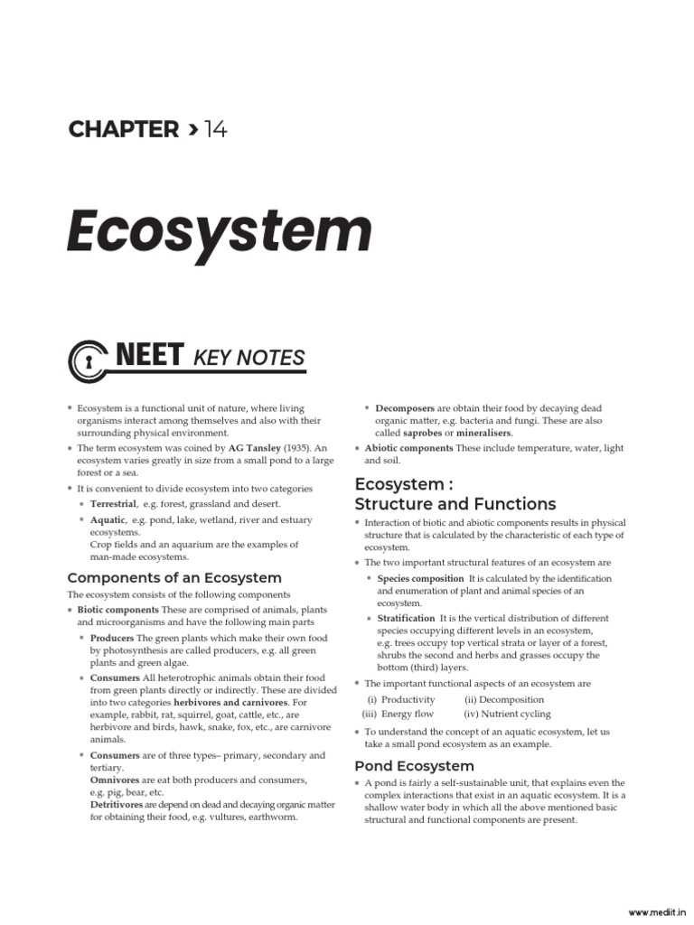 Neet PYQ | PDF | Food Web | Ecosystem