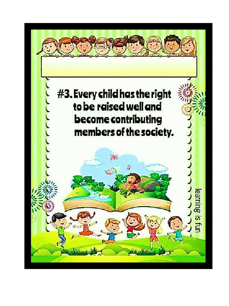 12 Rights of Children | PDF