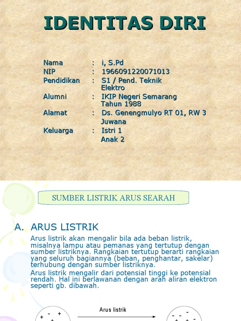 Sumber Arus Listrik | PDF