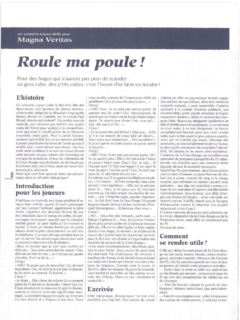 Roule Ma Poule | PDF