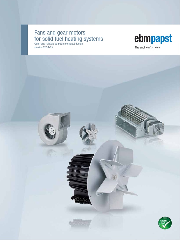 Catalog Fans and Gear Motors For Solid Fuel Heating Systems en | PDF ...