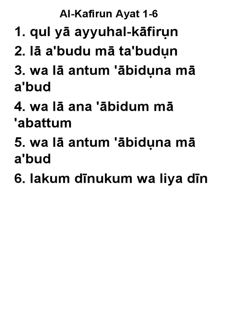 SURAH SURAH PENDEK | PDF