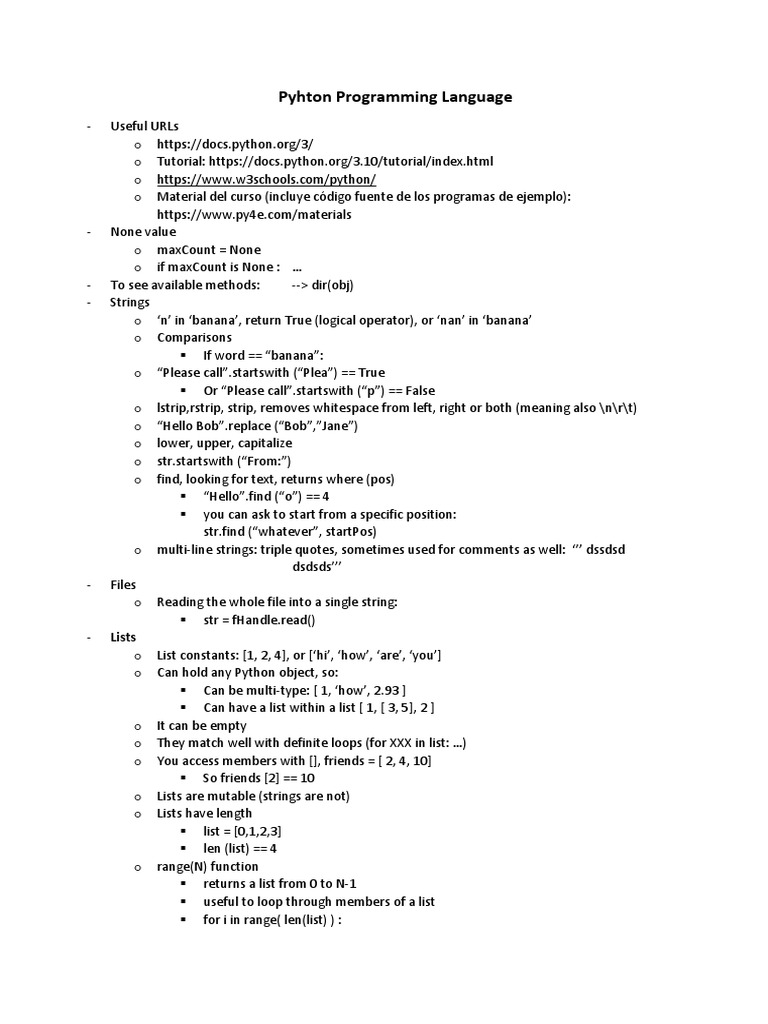 Python Programming Language | PDF | Xml | World Wide Web