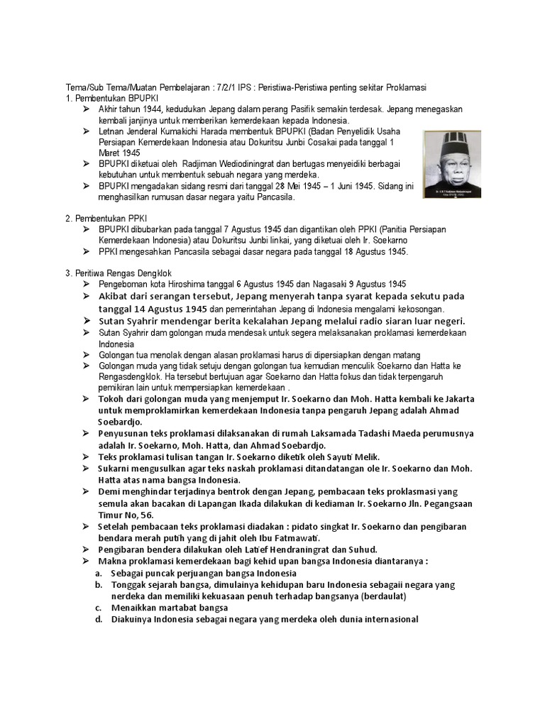 Catatan IPS Tema 7 Subtema 2 | PDF
