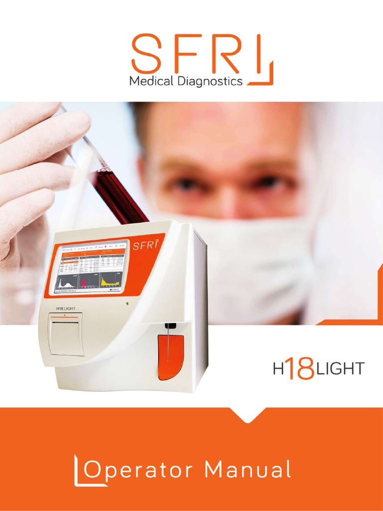 H18 LIGHT Hematology Analyzer Manual | PDF | Blood Cell