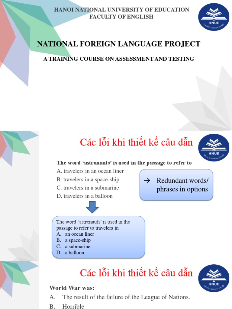 Errors in Designing An MCQ Item | PDF | Linguistics | Human Communication