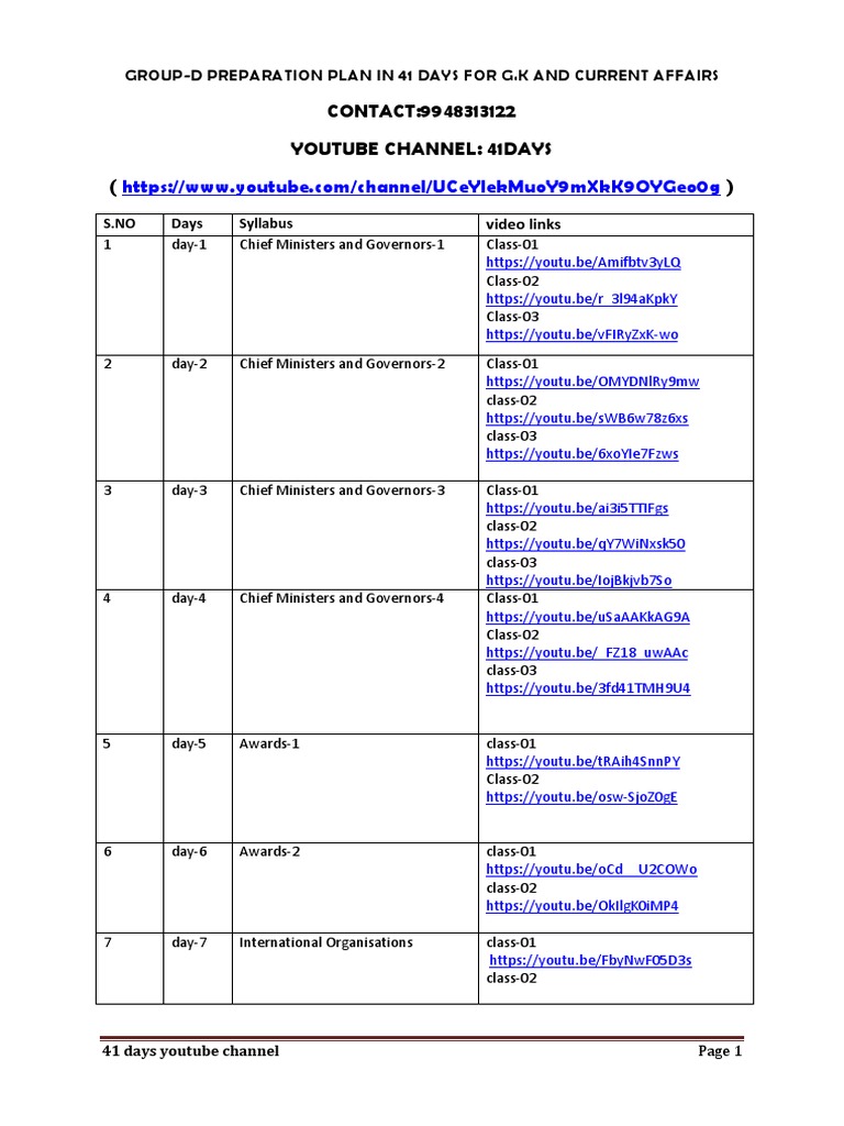 GK Time Table | PDF | Technology & Engineering