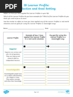 IB Learner Profile: Thinkers Poster | PDF | Pedagogy | Learning