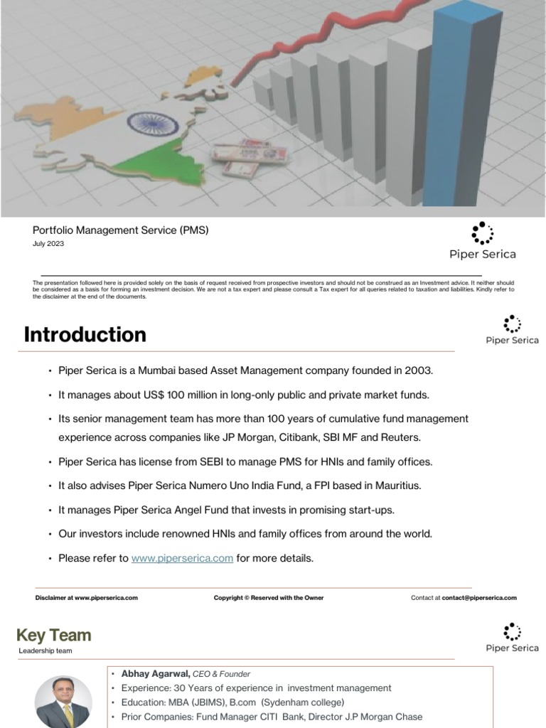 Piper Serica PMS | PDF | Sharpe Ratio | Investing
