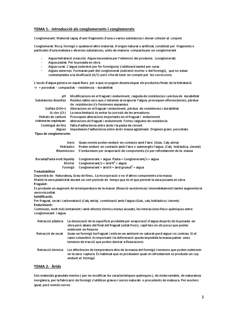 Resum Tots Els Temes | PDF