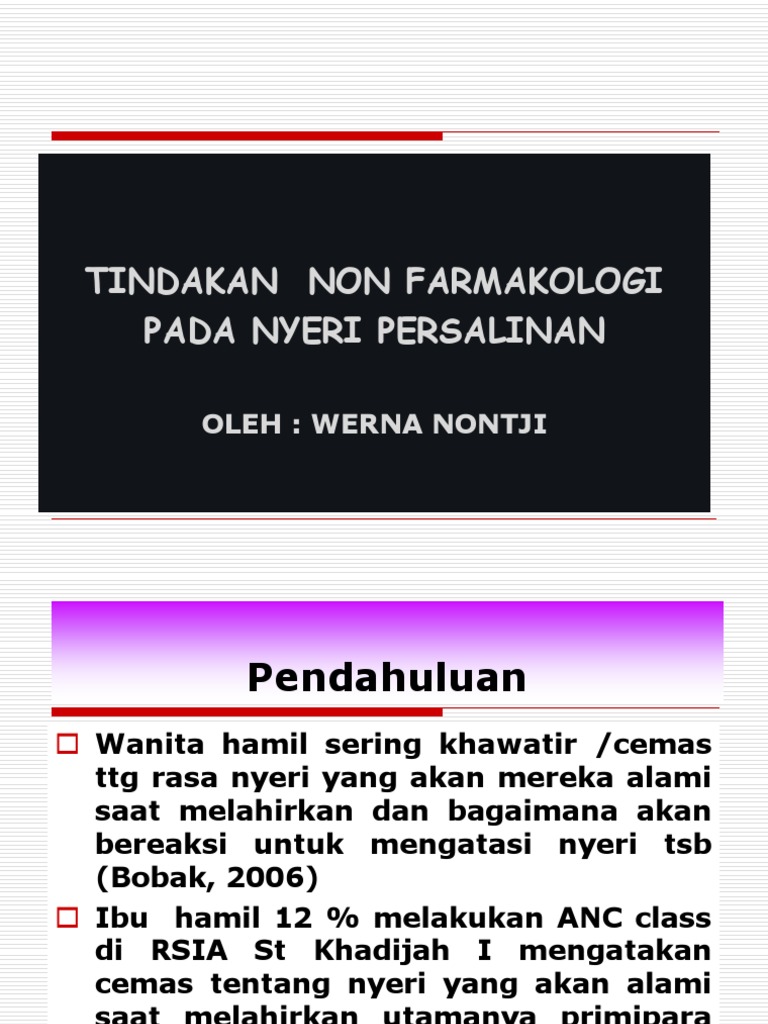 Metode Non Farmakologi Pdf