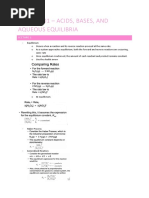 Grade 12 Chemistry Notes | PDF | Acid | Foreign Language Studies