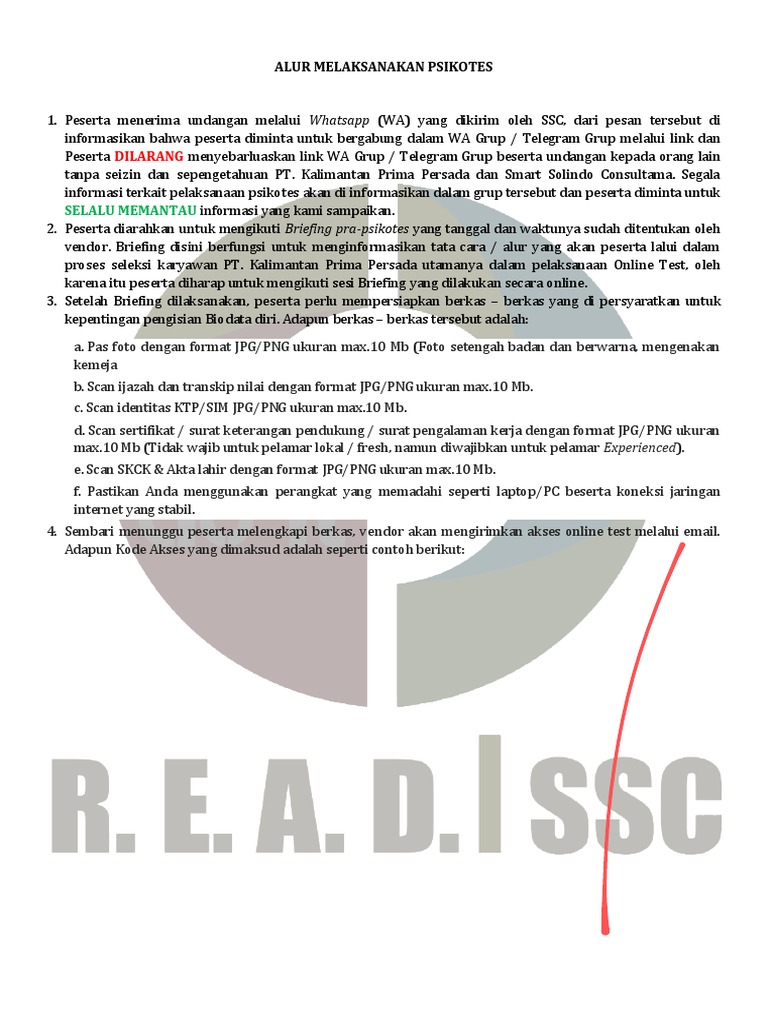 Script Briefing Pt. KPP | PDF