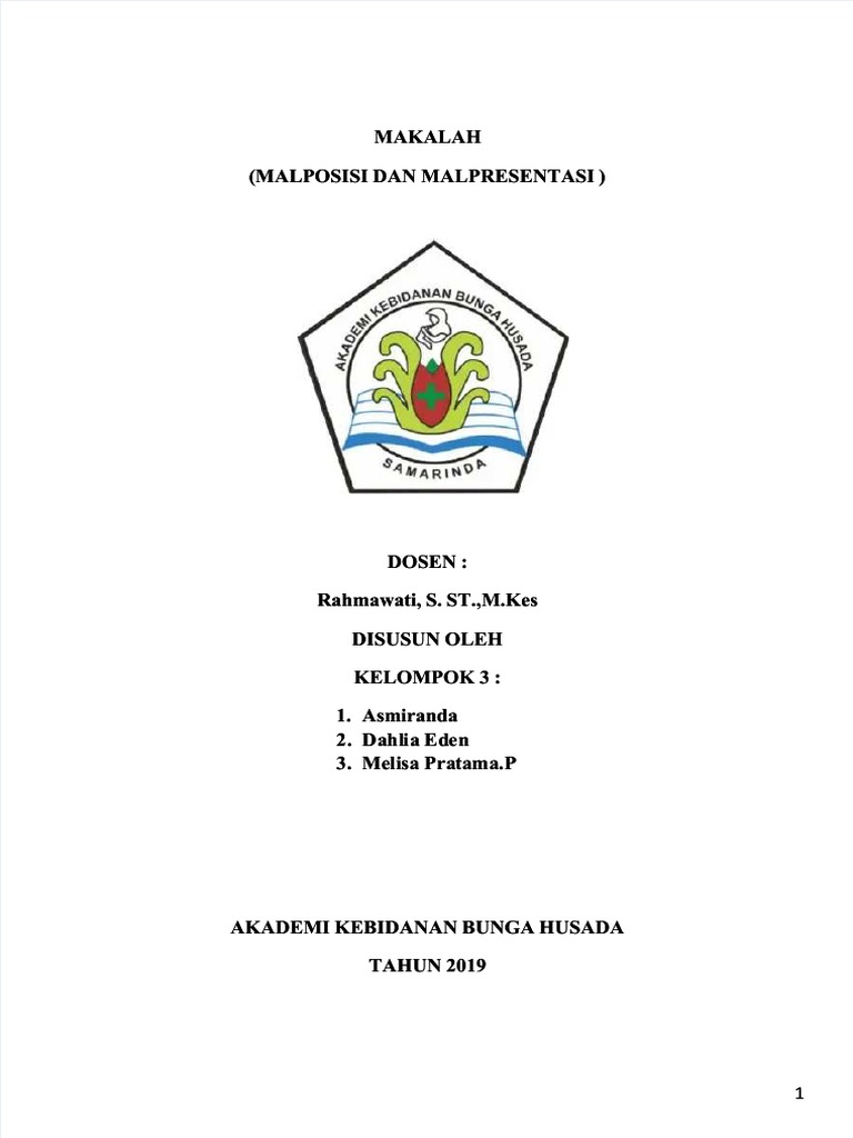 pdf-makalah-malposisi-dan-malpresentasi_compress | PDF