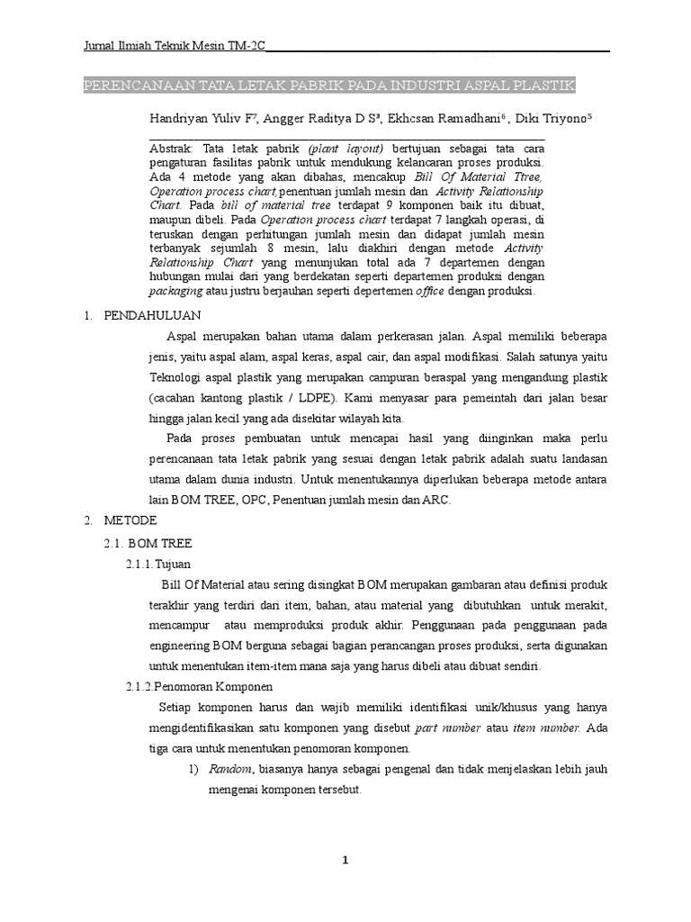 TLP Aspal Plastik Finish | PDF