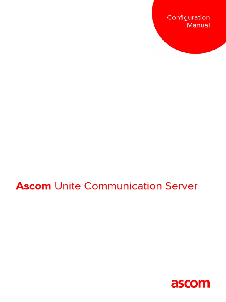 UCS Unite Communication Server CM 92761EN M | PDF | Public Key ...