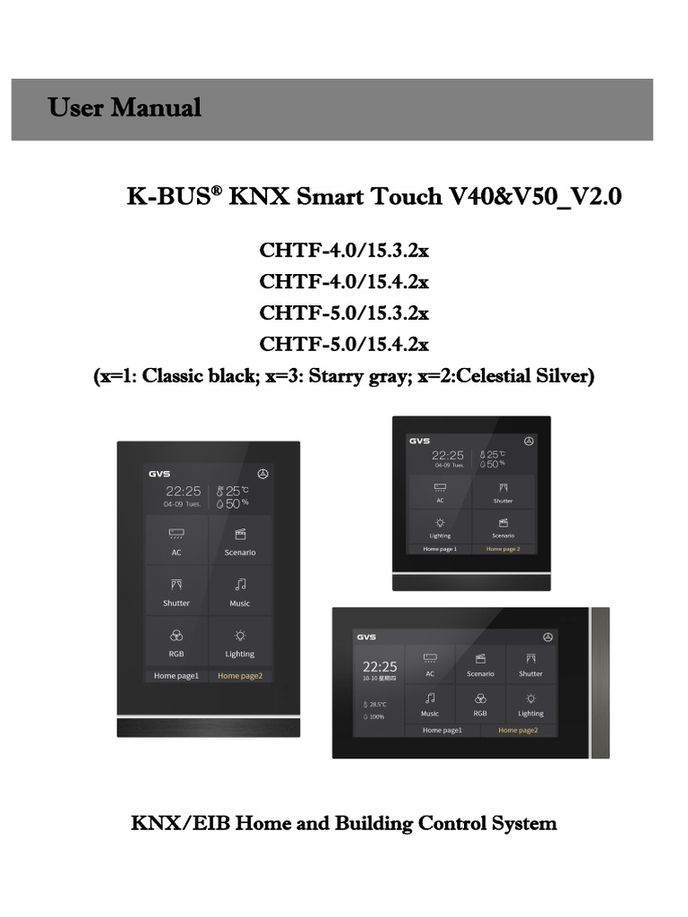 GVS KNX | PDF | Touchscreen | Computer Engineering