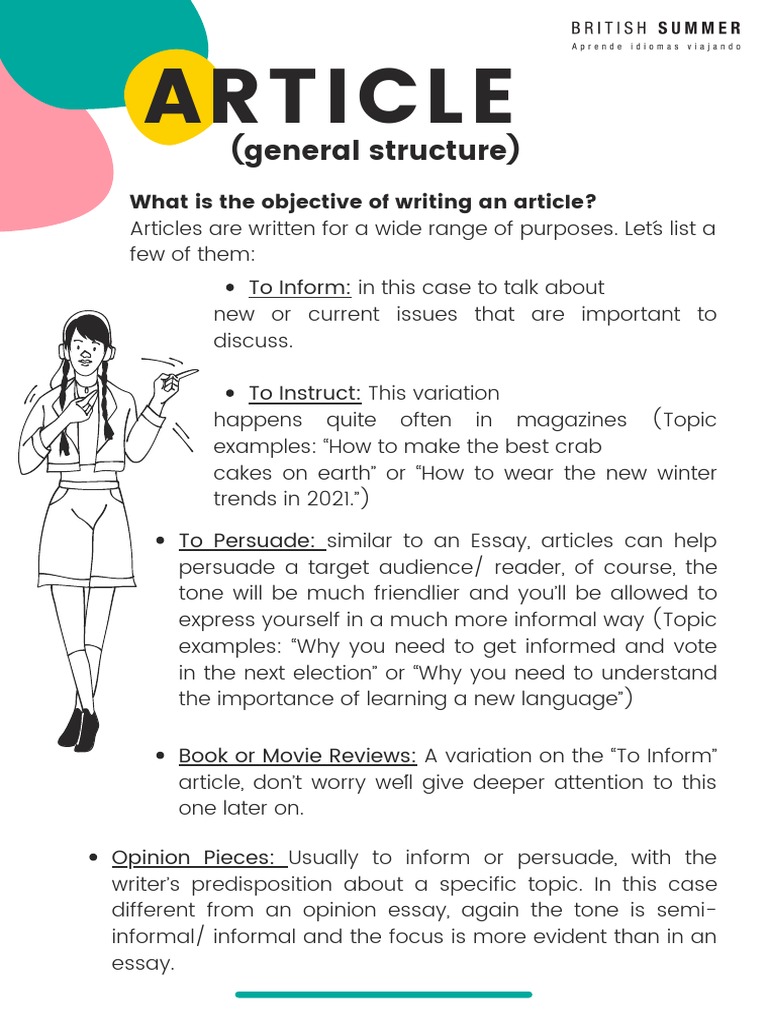 Article STRUCTURE | PDF | Essays | Experience