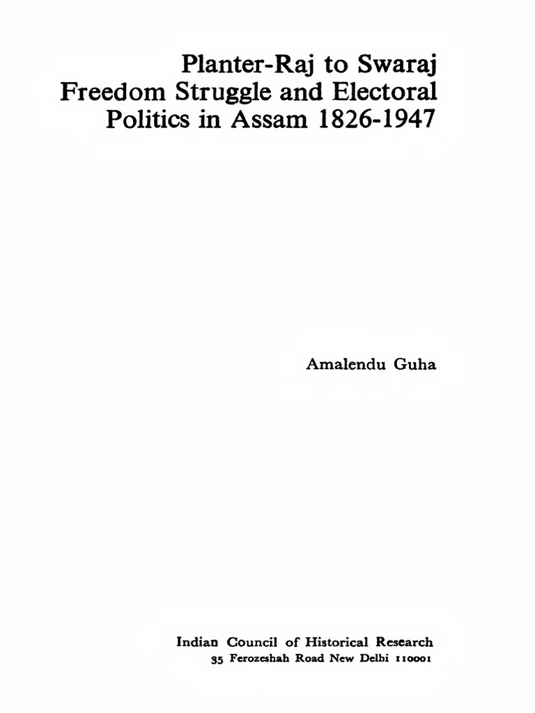 Planter Raj To Swaraj | PDF