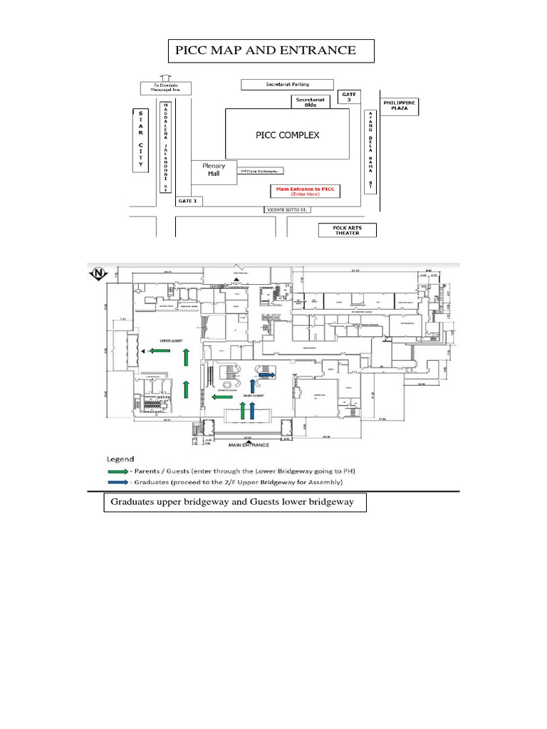 PICC Map & Entrance Guide | PDF