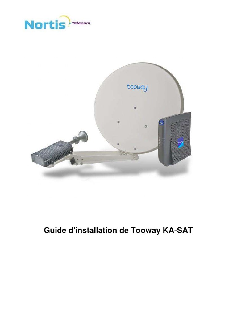 Guide D'installation - Tooway Ka | PDF | Logiciel | Modem