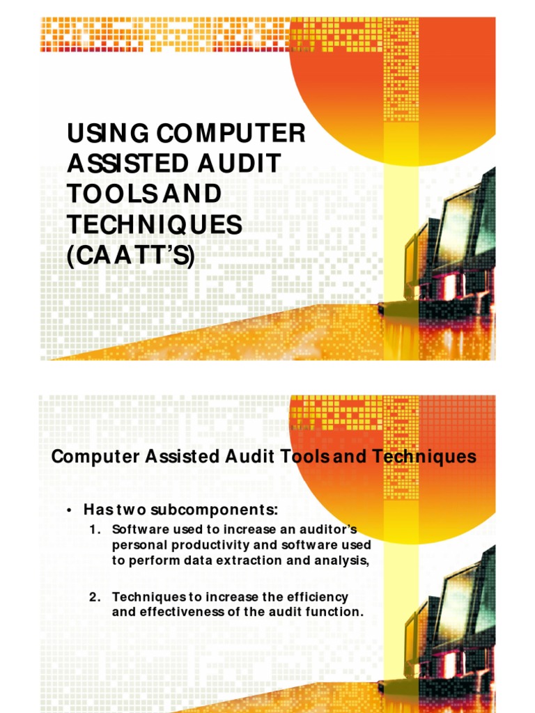 Using Computer Assisted Audit Tools and Techniques | PDF | Audit | Computing