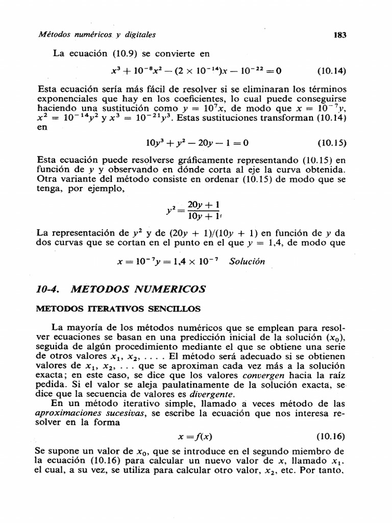 10.4 Métodos Numéricos | PDF