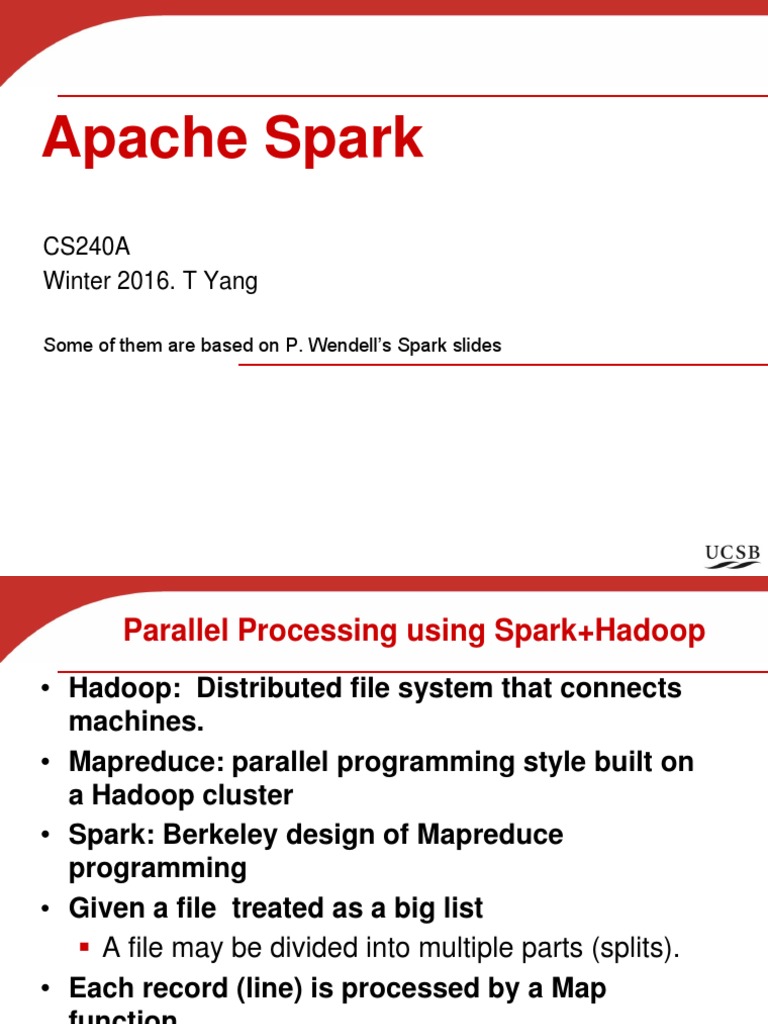 SPARK | PDF | Apache Spark | Map Reduce