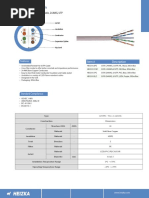 Dekoron Cable Product Specification Sheet | PDF | Wire | Electric Power