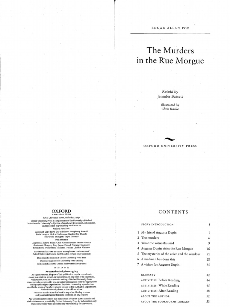 The Murders Un The Rue Morgue | PDF