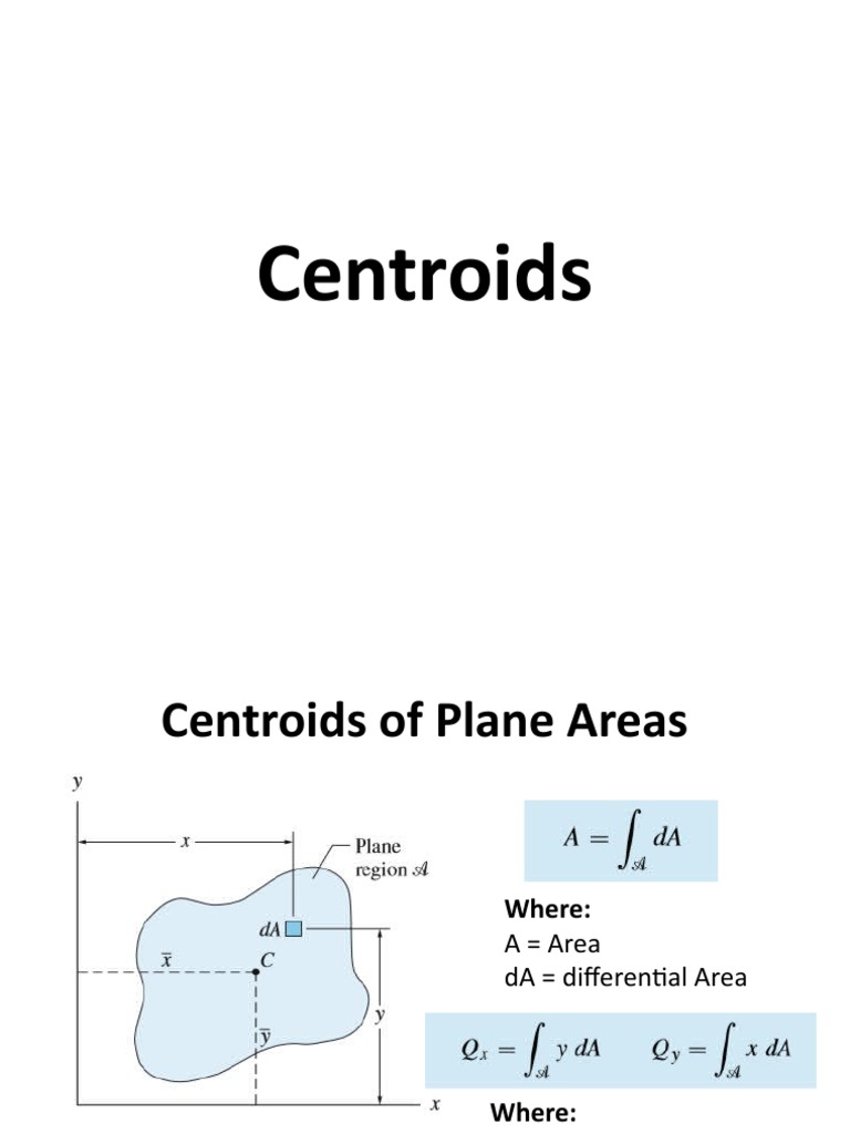 Week 15 Centroids | PDF