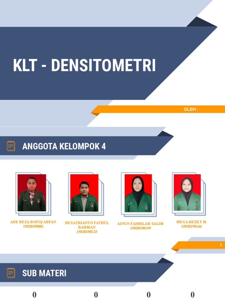 KLT-Densitometri - KLP 4 | PDF