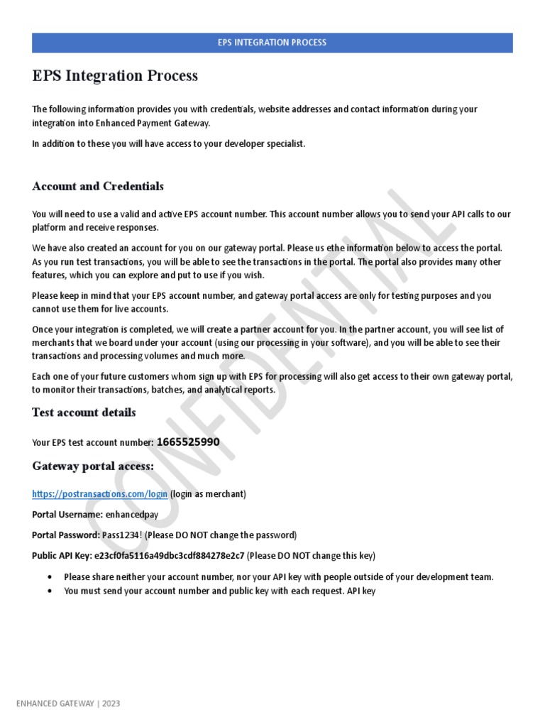EPS Integration Process | PDF | Information Technology | Software