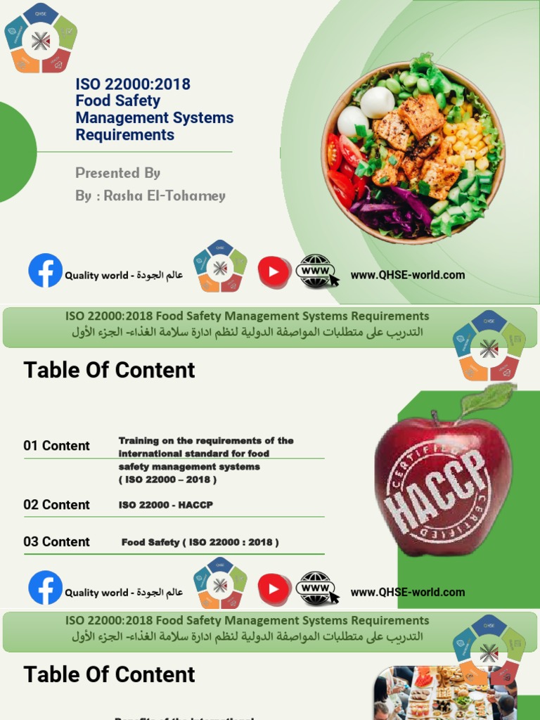 Food Safety Course Qhse Part 1 | PDF