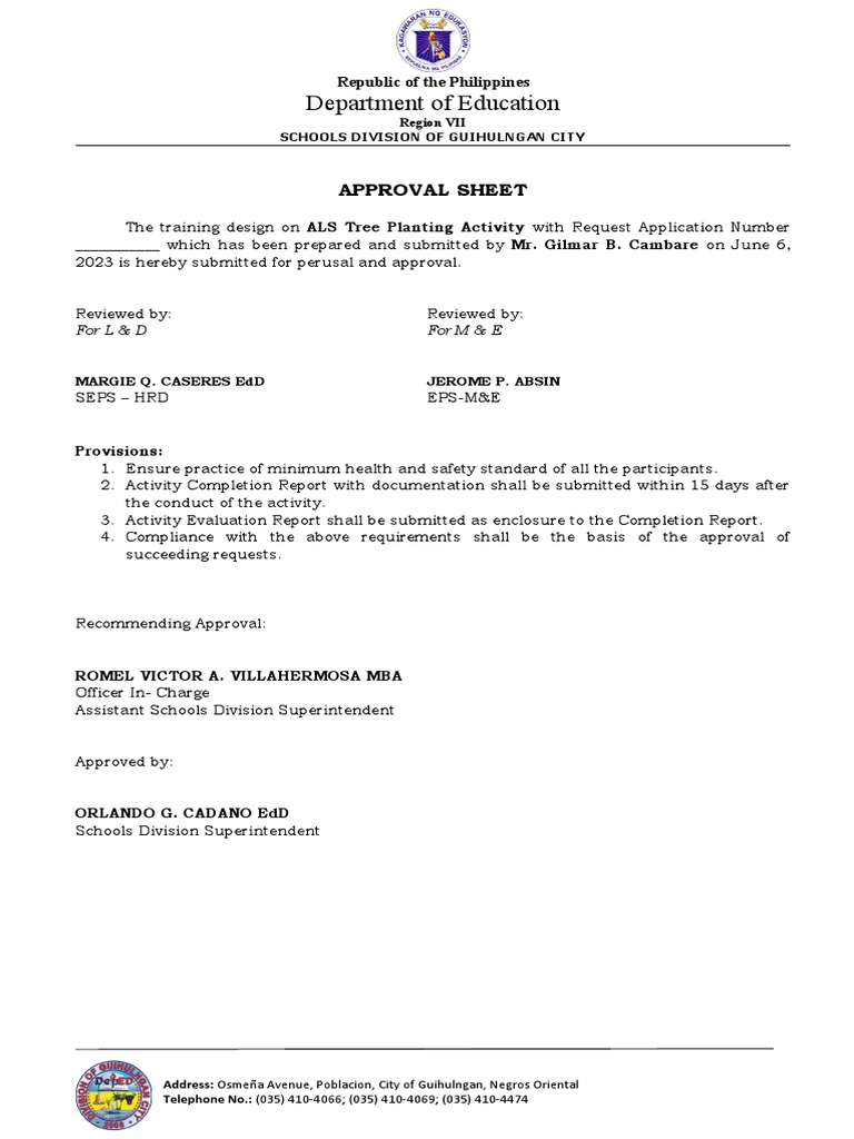 Tree Planting Activity Als | PDF | Learning | Natural Environment