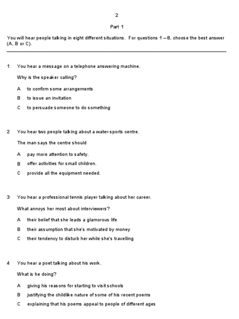 Sample Paper 1, PART 1 | PDF