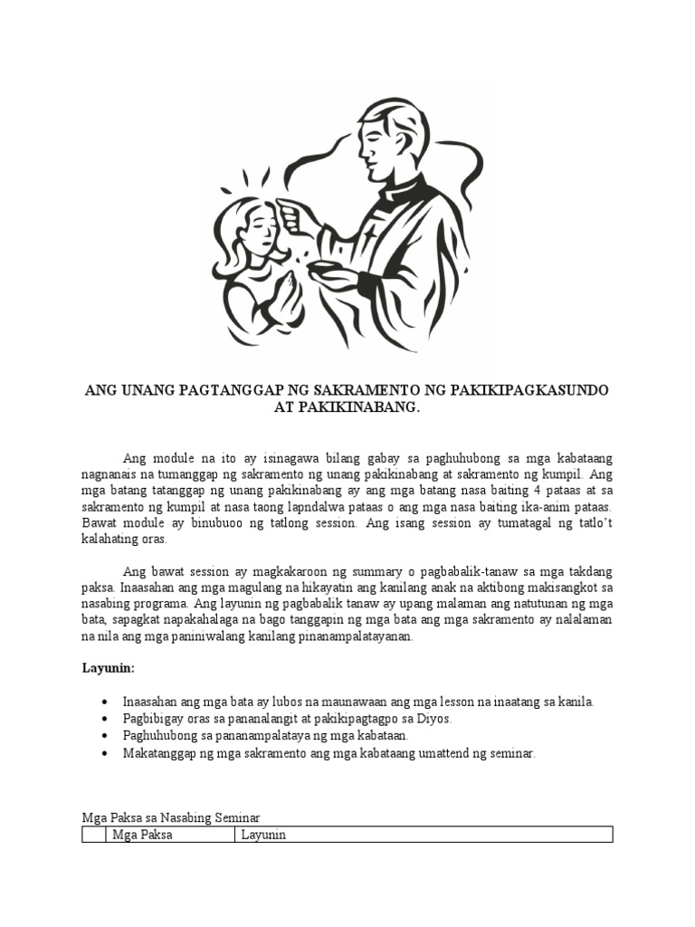 Module 1-3 Kumpil and 1st Communion | PDF