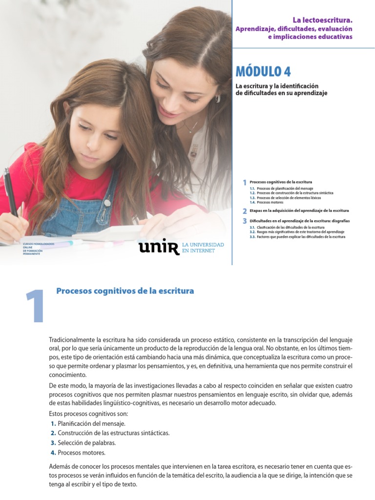 Modulo4 Curso de LECTOESCRITURA | PDF | Palabra | Escritura