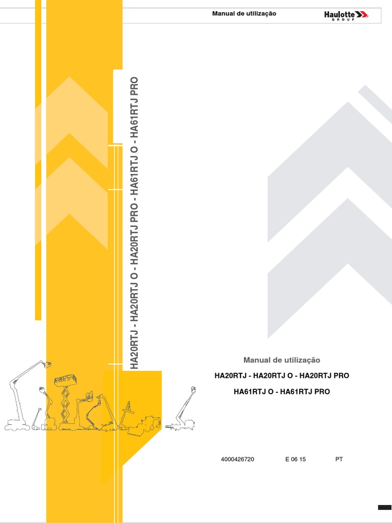 Manual PEMT Articulada HA20 RTJ (Haullote) | PDF | Ferimento