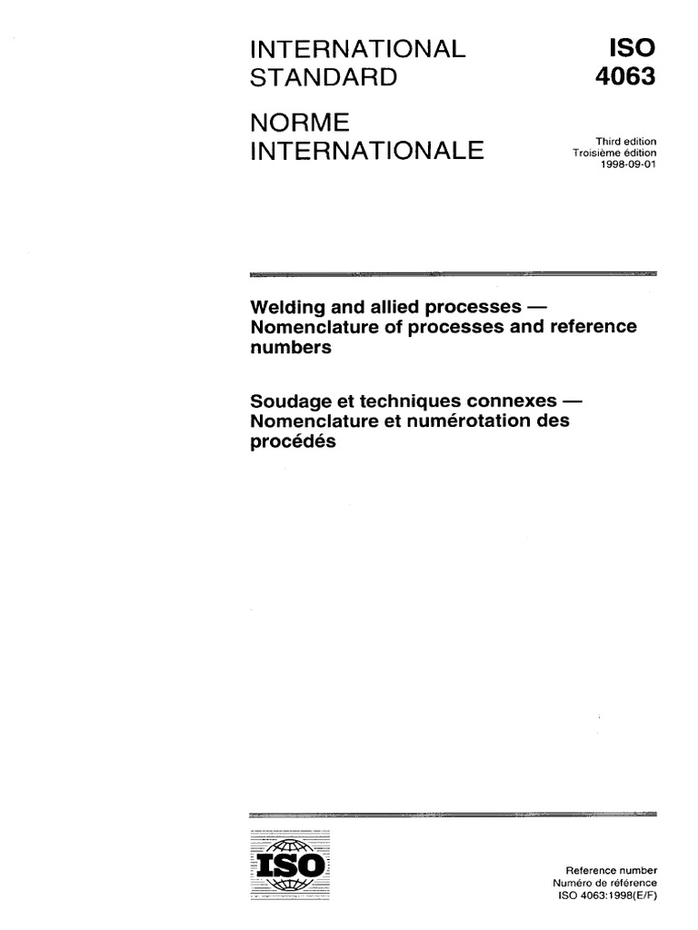 Norme ISO 4063 | PDF