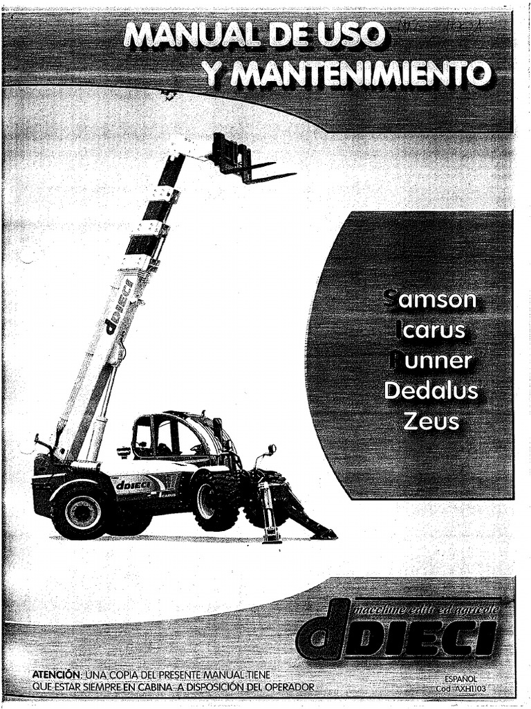 Manual Dieci Zeus | PDF