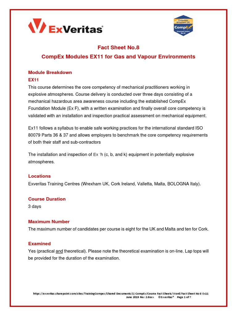 Fact Sheet No 8 Ex11 June 2019 Rev 2 | PDF | Computing