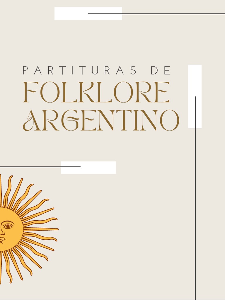 Partituras de Folklore Argentino (3) | PDF