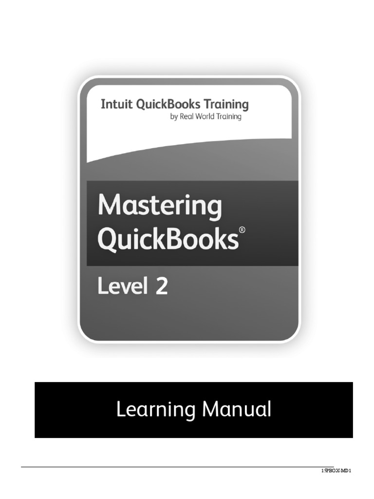 2020 Mastering QuickBooks Desktop Enterprise Lvl2 Manual Final | PDF ...