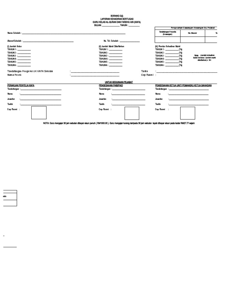 1) BORANG G (I) - (2021) | PDF